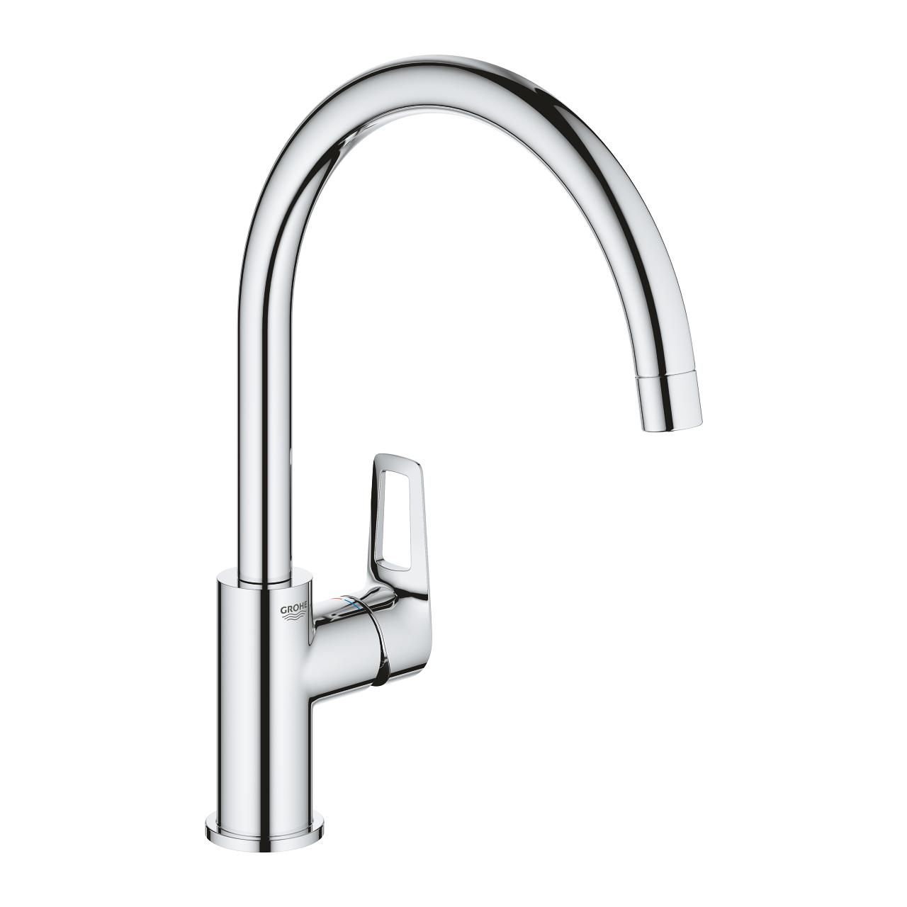 GROHE 31368001 BAULOOP SINGLE-LEVER SINK MIXER 1/2″ - Showers-Direct2u ...