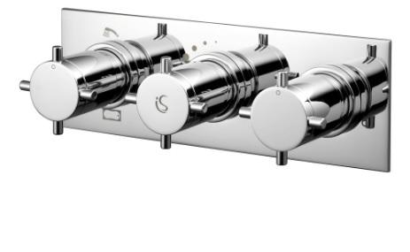 Ideal Standard A5602AA TT OPOSTA Thermostatic Built-in 3 Outlet Bath ...