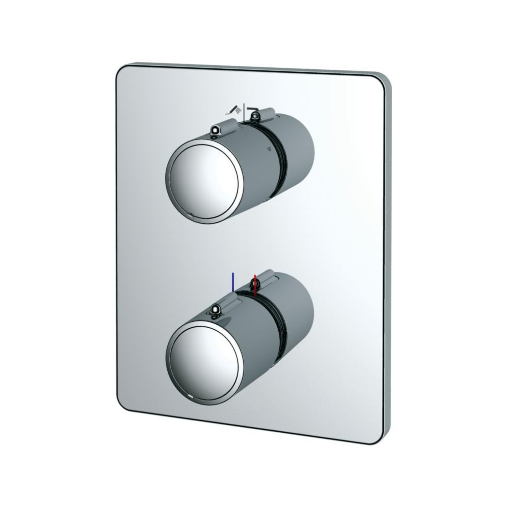 Ideal Standard A4613AA ATTITUDE F/Plate+Handles (needs A3969NU ...