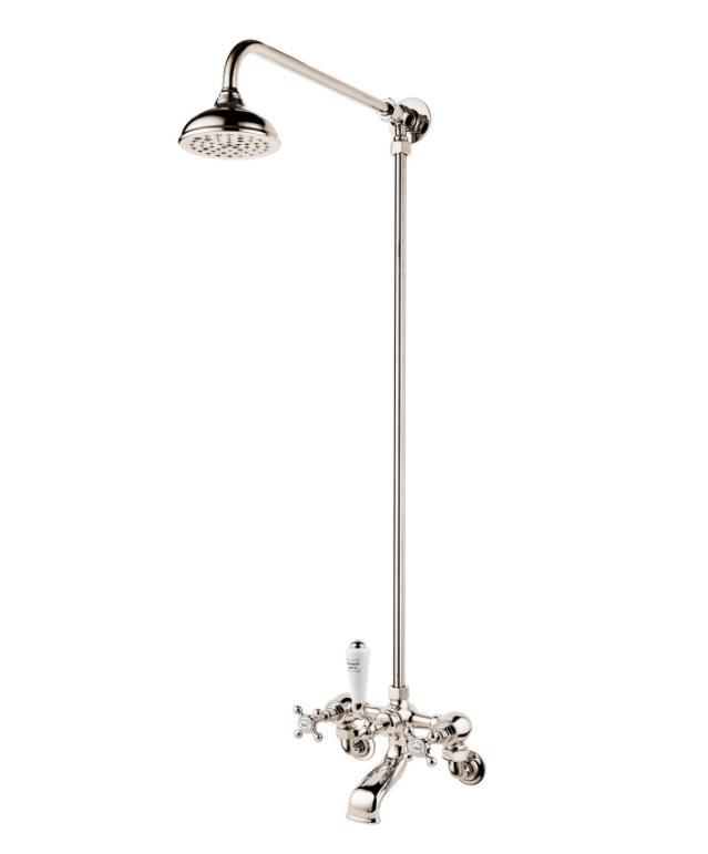 Barber Wilson Bath Shower Mixer, Fixed Riser