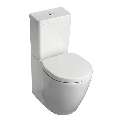 Ideal Standard Concept Arc close coupled WC with dual flush valve - 6/4 ...