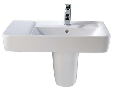 Twyfords GALERIE PLAN 750mm Offset Basin